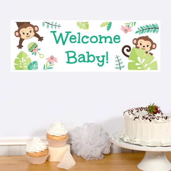 Baby Monkey Baby Shower Decorations
